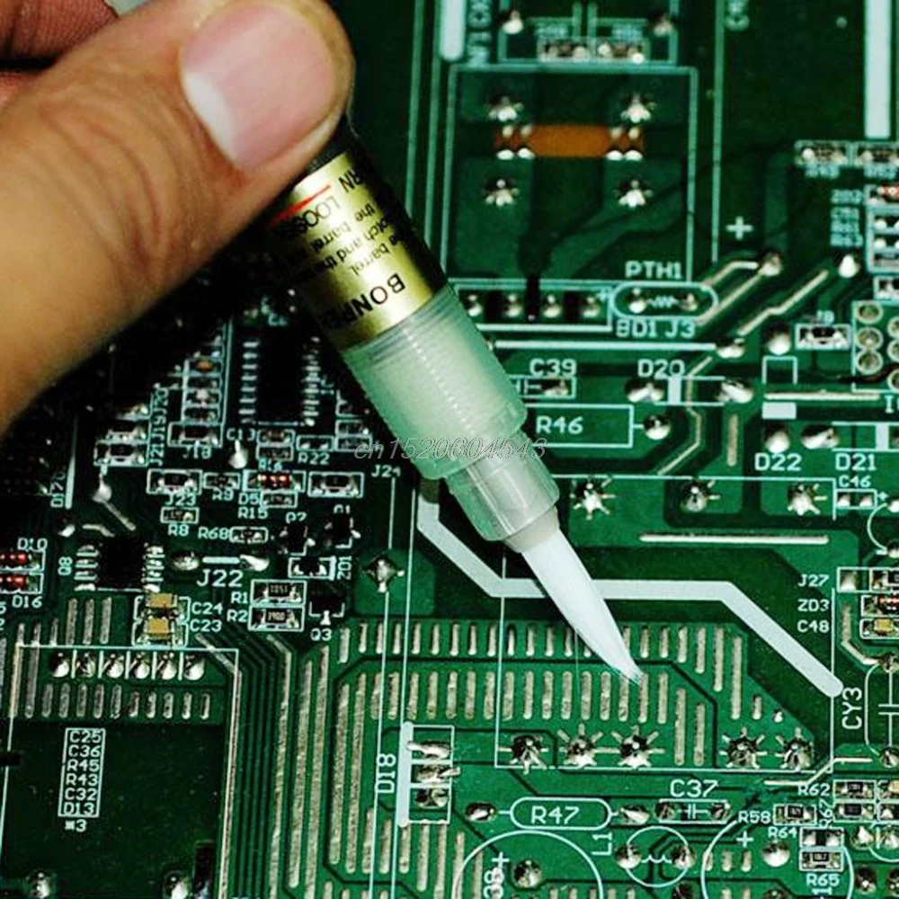 BON-102 Flux Paste Solder Paste Brush Tip Pen Soldering Supplies ...