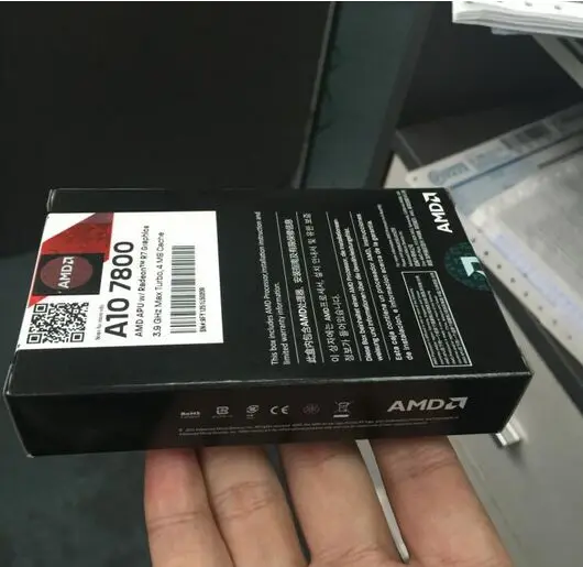 AMD a-series APU A10-7800 A10 7800 FM2 + APU quad-core CPU 100% ...