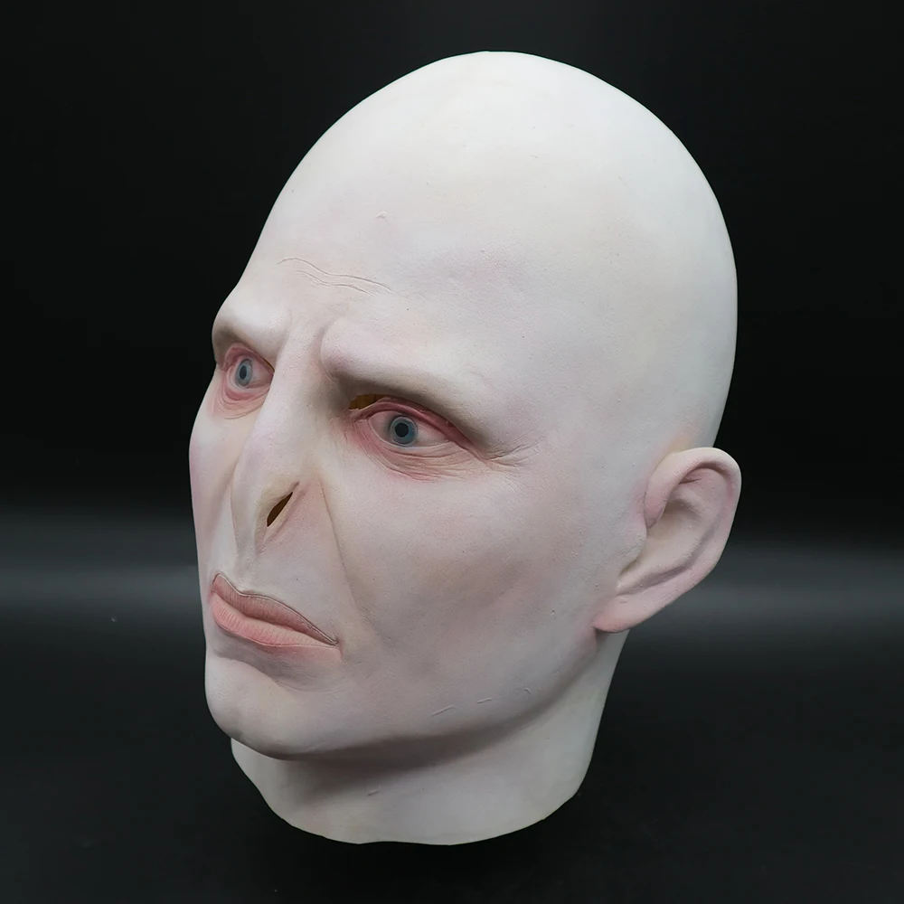 Harri Potter Cosplay Horror Lord Voldemort Full Head Masquerade Mask ...