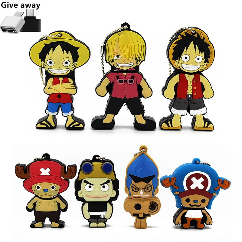 CRERIEK cool One piece series pen drive 4GB 8GB 16GB Usb flash drive ...