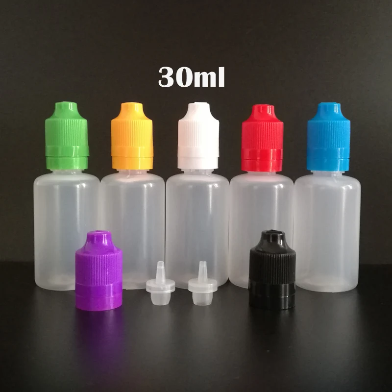 30ml Empty Storage Bottles 30ml PE E Liquid Plastic Dropper Bottles ...