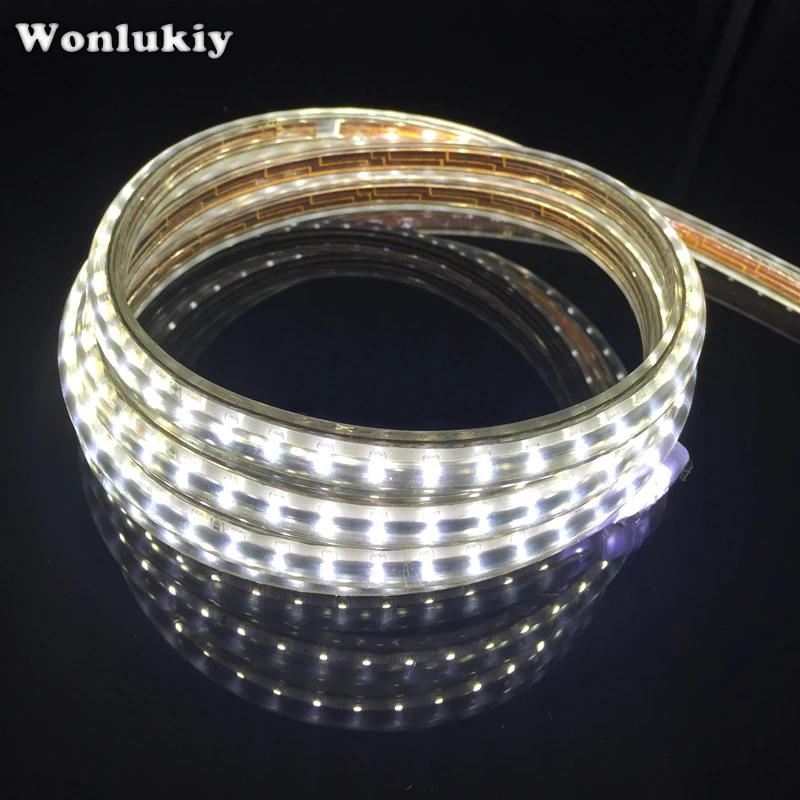 Wonlukiy 3014 Led Strip 220V 120leds/m SMD 1m 2m 3m 4m 5m 8m10m 15m 18m ...