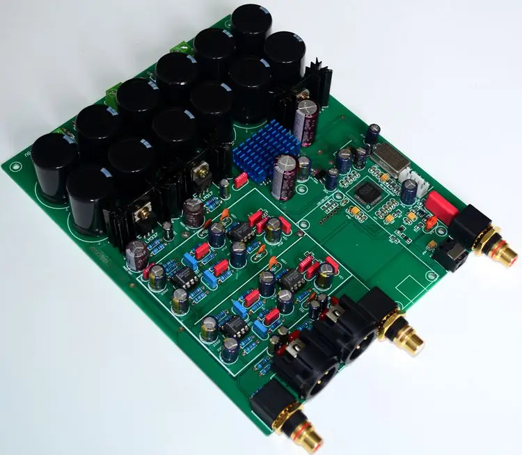 Amplifier ES9038PRO Decoder Board NE5532*4(Gold Plated PCB)|Amplifier ...