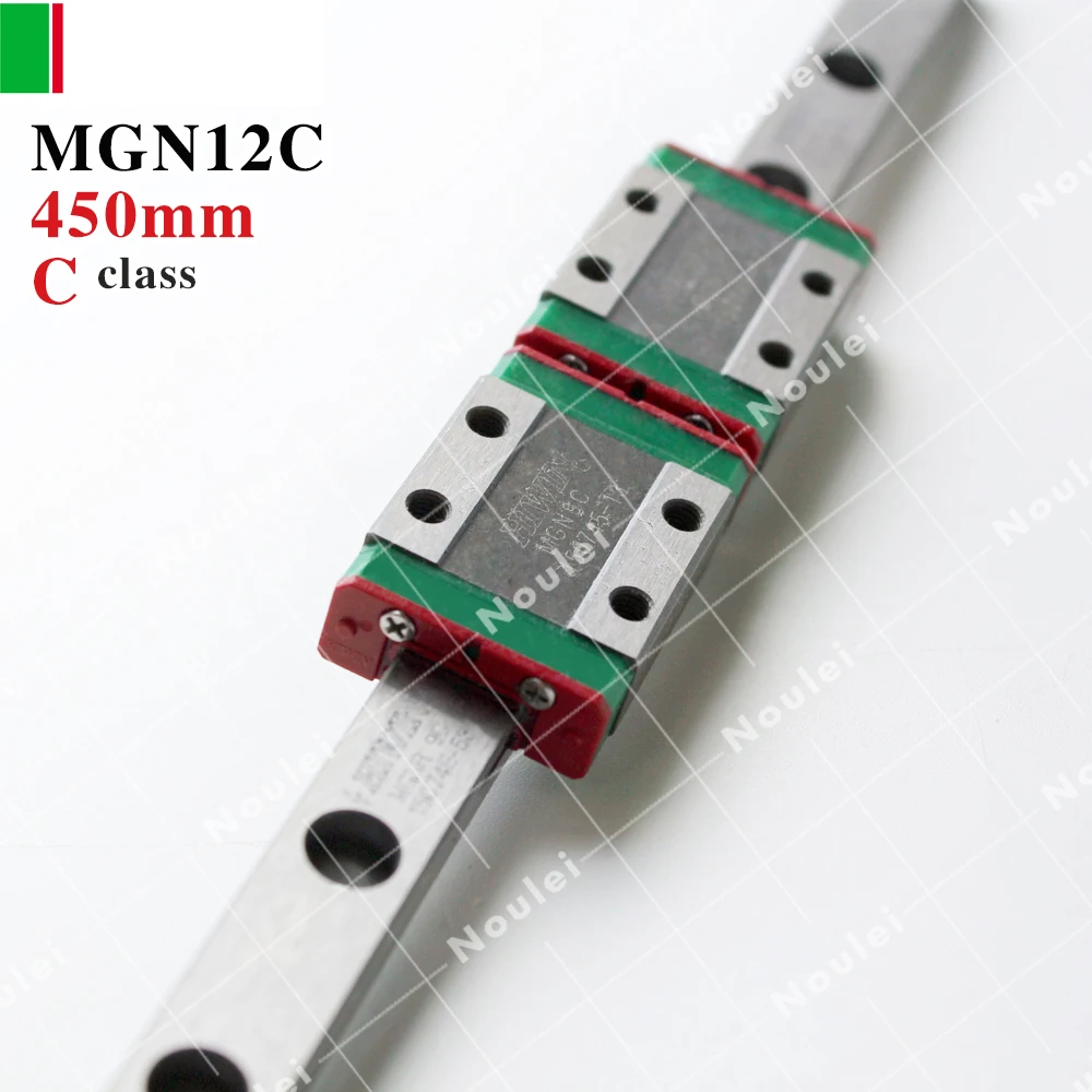HIWIN MGN12C miniatura MGN12 carriage block with 450mm MGNR12 linear guide rail for 3d printer ...