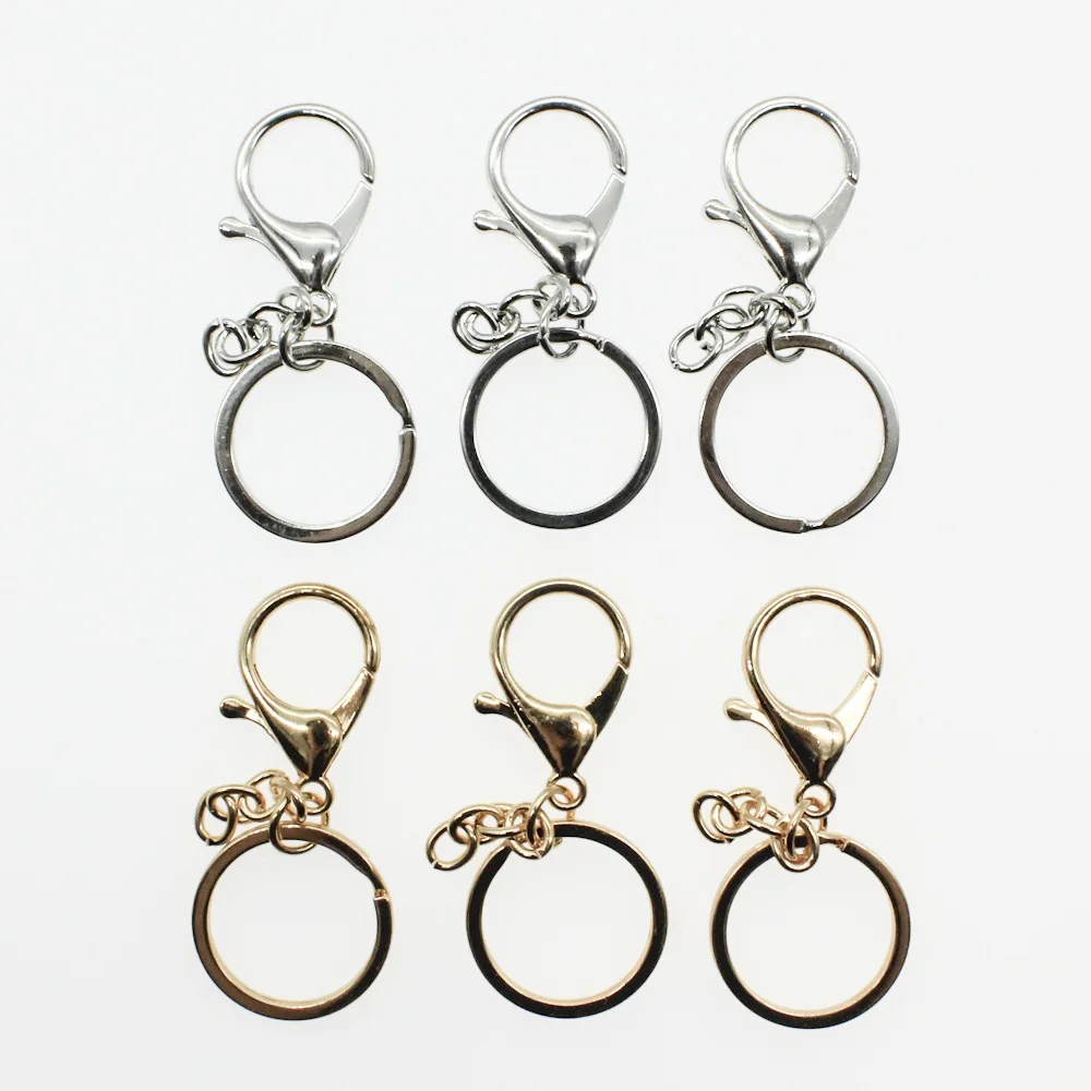 5PCS-Fashion-Gold-Color-Key-Chains-Ring-Jewelry-Making-DIY-Accessories ...