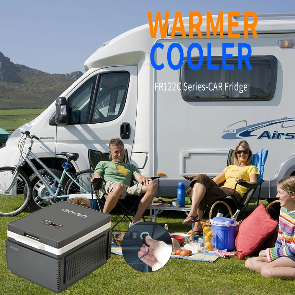 SOAC Car Refrigerator 12L Portable Vehicle Fridge Electric Cool Box ...