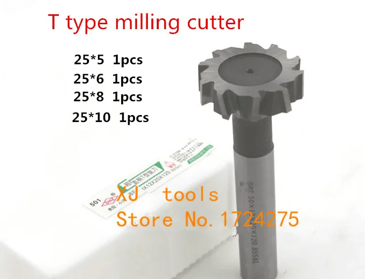 Free Shipping 4pcs/set 25mm Straight shank T cutter superhard T T slot ...