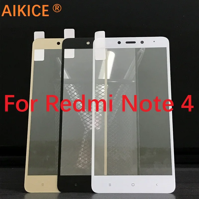10pcs/lot Full Cover Tempered Glass For Xiaomi Redmi 4 4A 4Pro 4 Prime ...