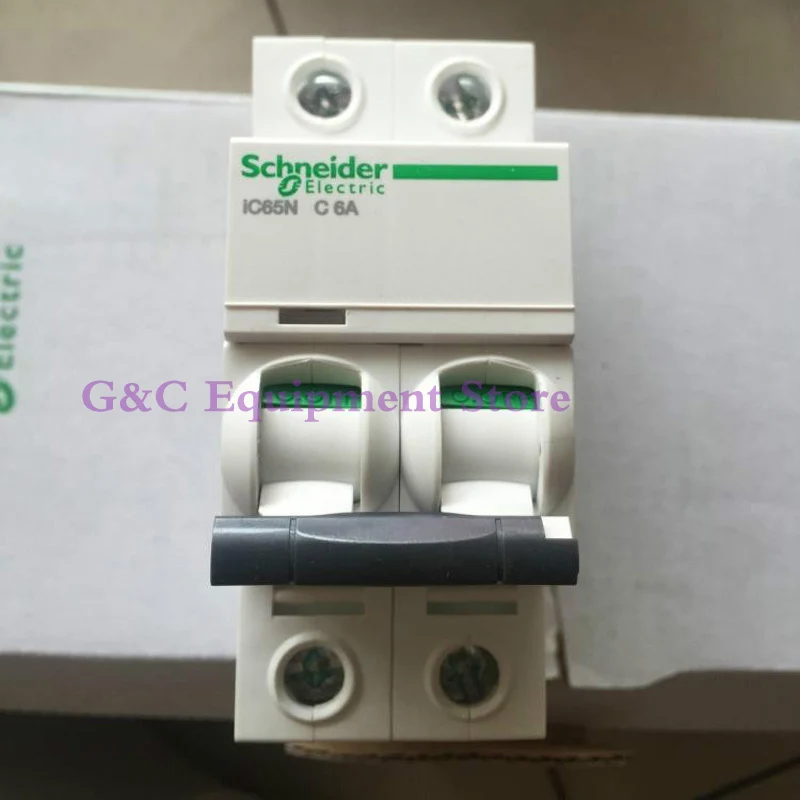 1PC ใหม่ Circuit Breaker 6A A9F18206 Air Break SWITCH IC65N 2P C6A ...