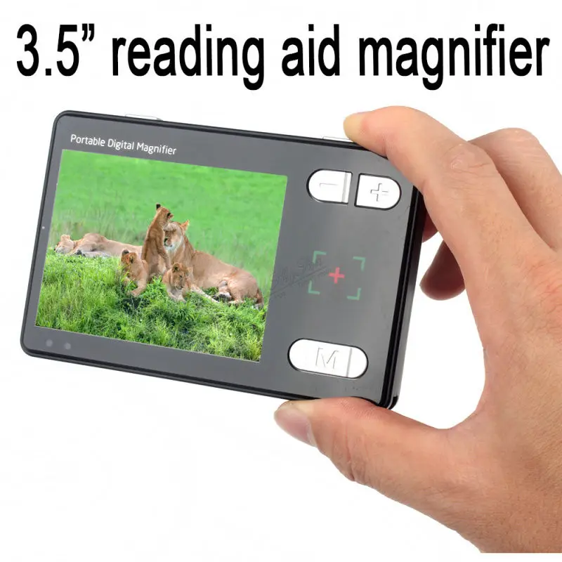 Free shipping!3.5'' LCD Screen Portable Low Vision Electronic Video ...
