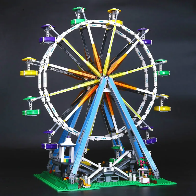 DIY MODEL 2478Pcs City Expert Ferris Wheel Model Building Kits Blocks ...