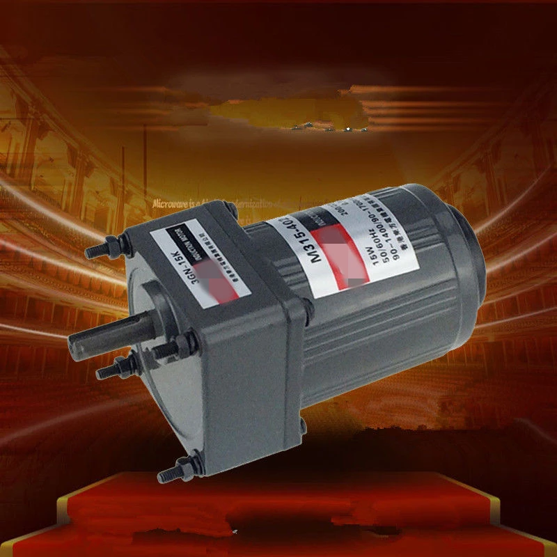 Three-phase 380v 220v Single Phase 220v Ac Vertical Micro Gear Motor ...