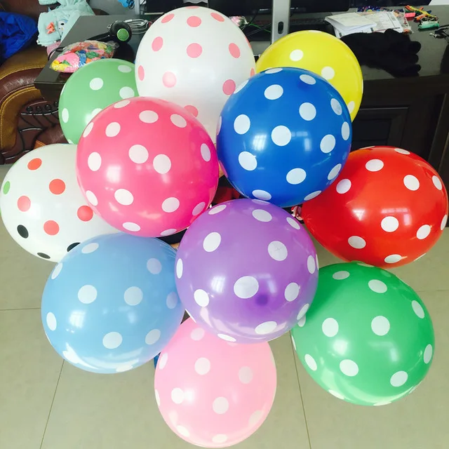 2.8g 12 inch spot latex balloons Toys Birthday wedding party decoration ...