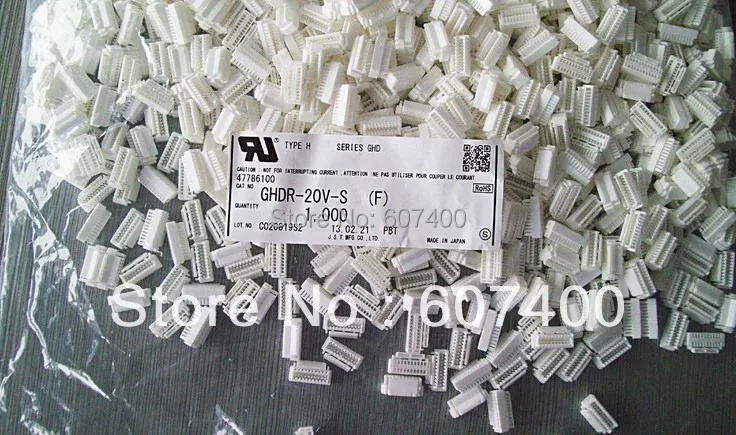 GHDR 20V S(F) CONN HOUSING GHD 20POS DL 1,25 MM JST conectores carcasas de terminales 100% ...