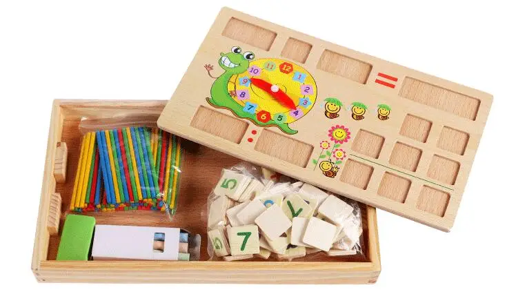 Count The Number Of Teaching Aids Rods Math Sticks Early Education ...