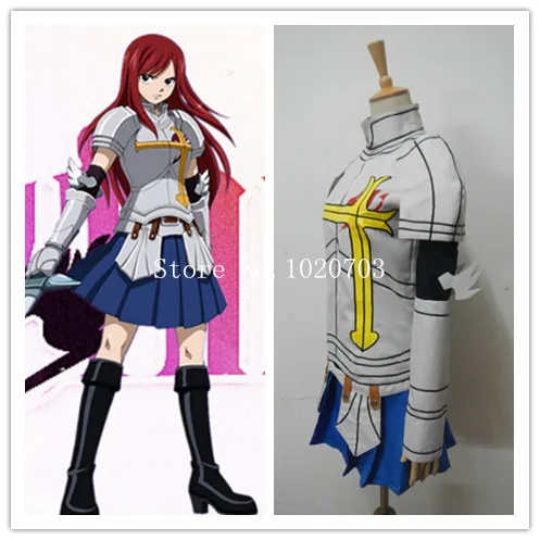 Erza Scarlet Fighting Clothes From Fairy Tail Cosplay Costume Anysize ...