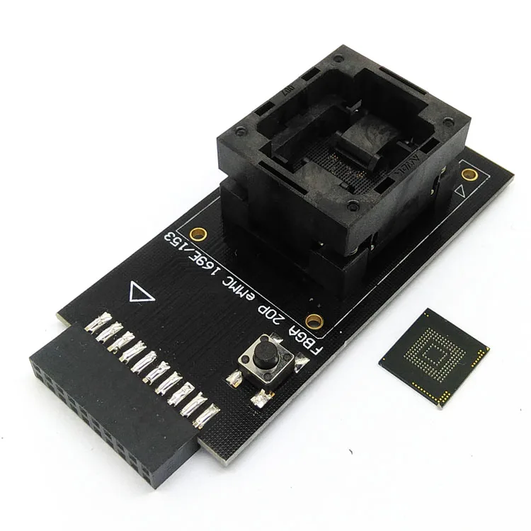 Size11.5x13mm eMMC153/169 Reader test socket to 20 Pins Open Top ...