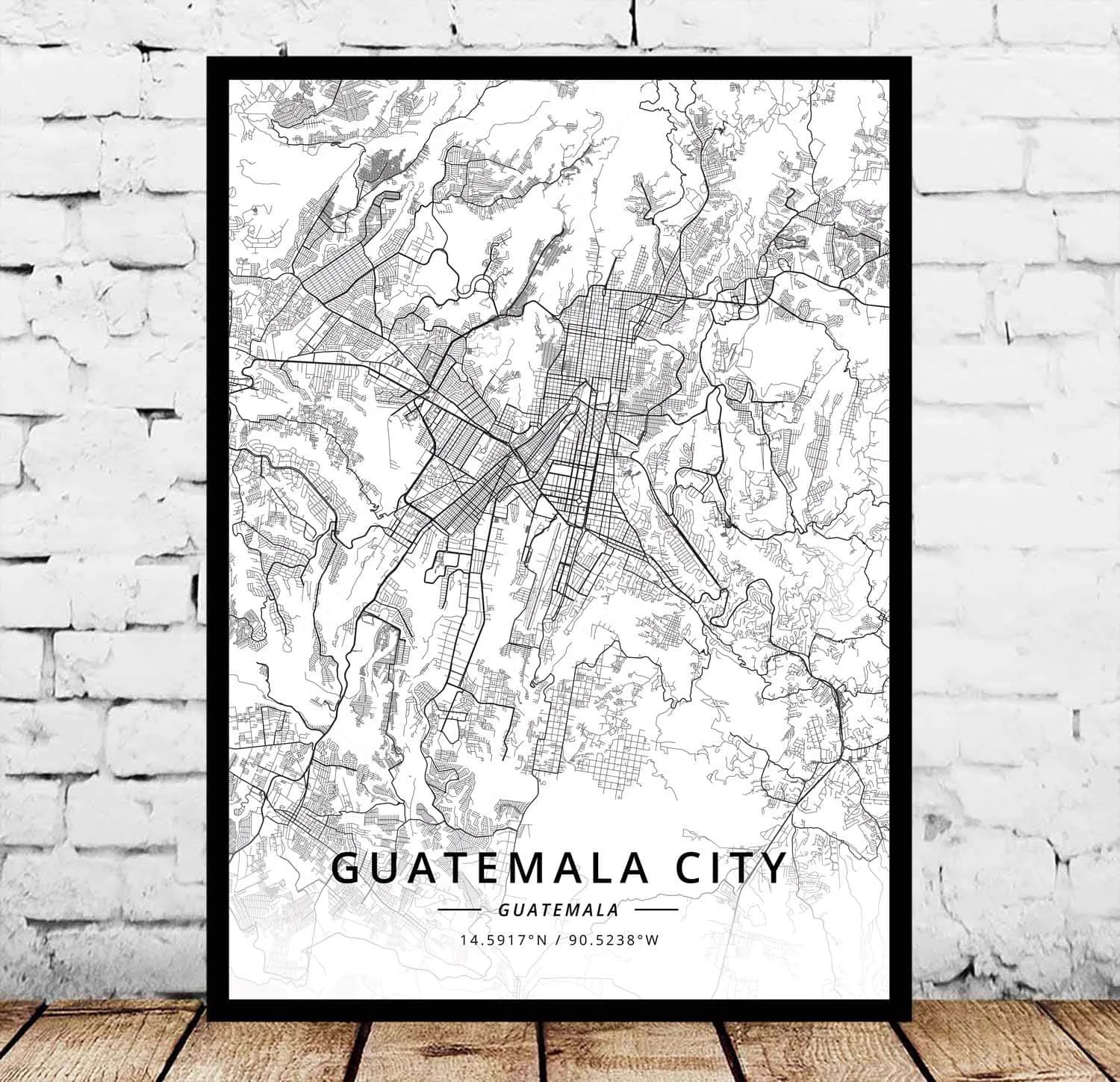 Guatemala Map Poster|Painting & Calligraphy| - AliExpress