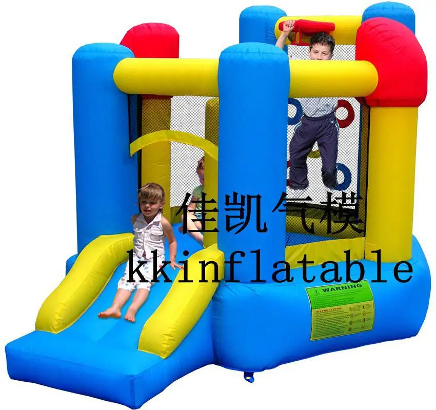 Children's Playground Castle Balloon Slide And Bouncer - Inflatable ...