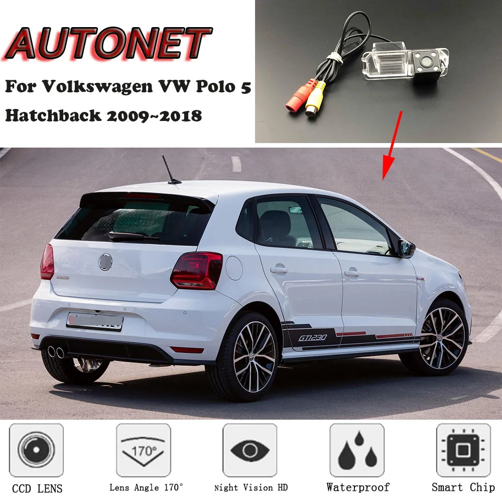 AUTONET Backup Rear View camera For Volkswagen VW Polo 5 Hatchback 2011 ...