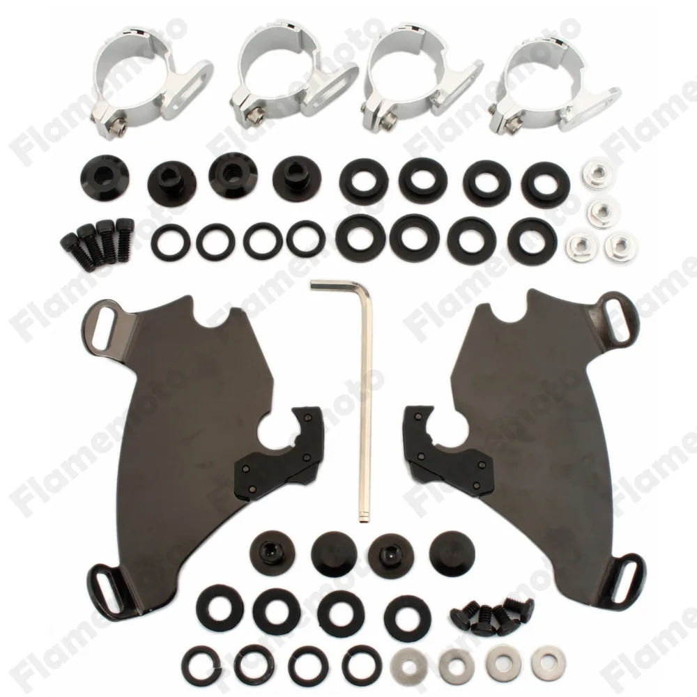 Motorrad-Gauntlet-Gabel-Scheinwerfer-Verkleidung-BracketsTrigger ...