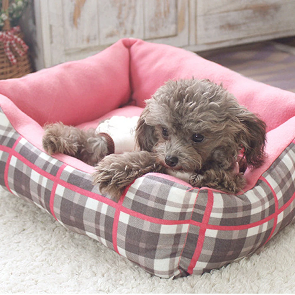 Doghouse Small Square Dog Teddy Kennels Sleeping Bad Comfortable ...