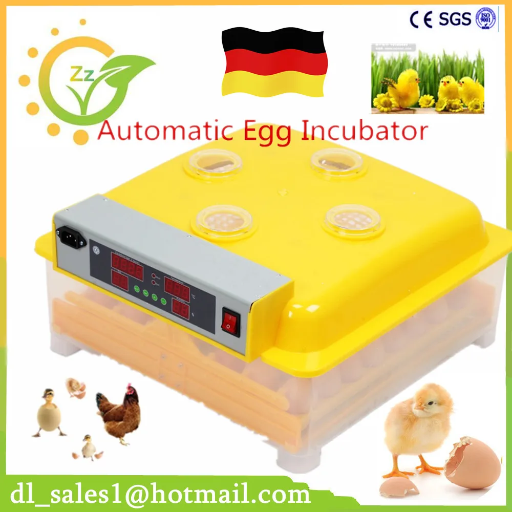 High Quality Automatic Egg Turning Automatic 48 Egg Incubator Eggs LED ...