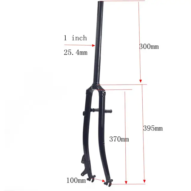 SILVEROCK Chromoly Steel Road Bike 700C Rigid Fork 1 inch 25.4mm 1 ...