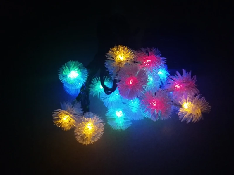 Chuzzle Ball Led Christmas Tree Light Solar Powered Fairy String Lights ...