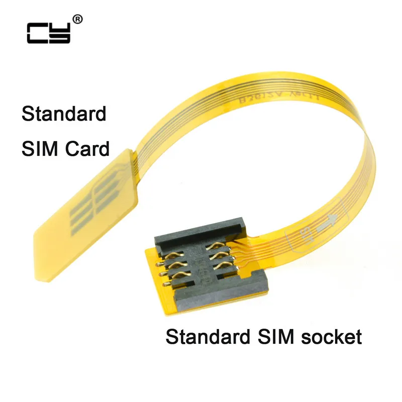 GSM-CDMA-Standard-UIM-SIM-Card-Kit-Male-to-Female-Extension-Soft-Flat ...