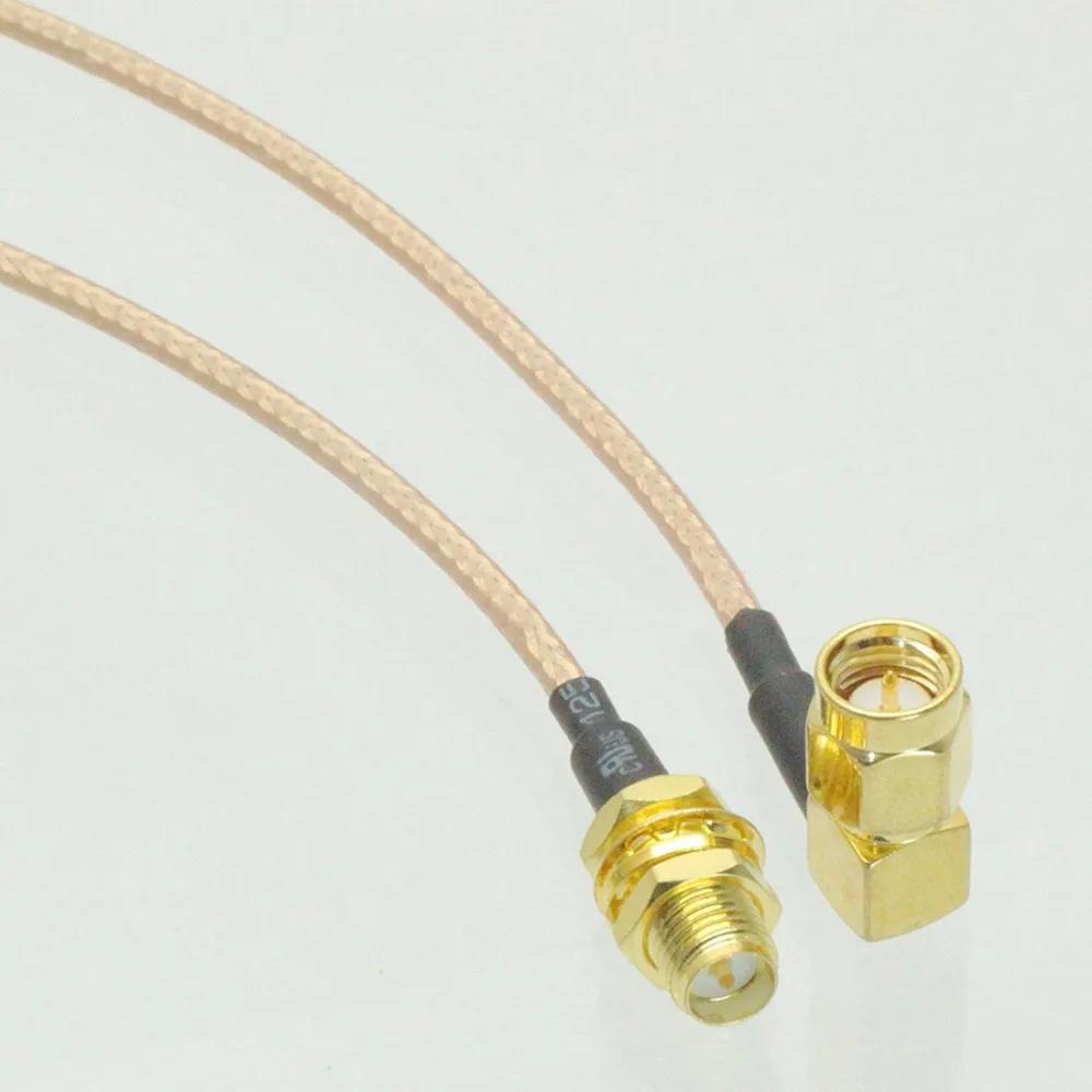 Different Length SMA Male Plug Right Angle Connector Switch RP SMA ...