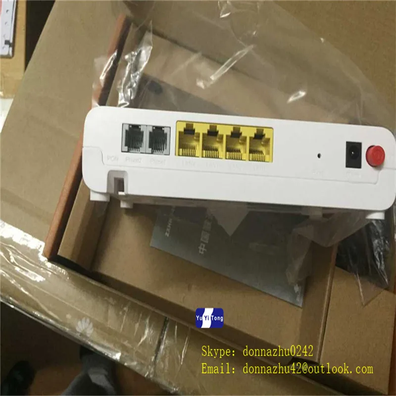 Zte zxa10 f417 epon onu, com 4 portas ethernet, terminal de rede óptica ...