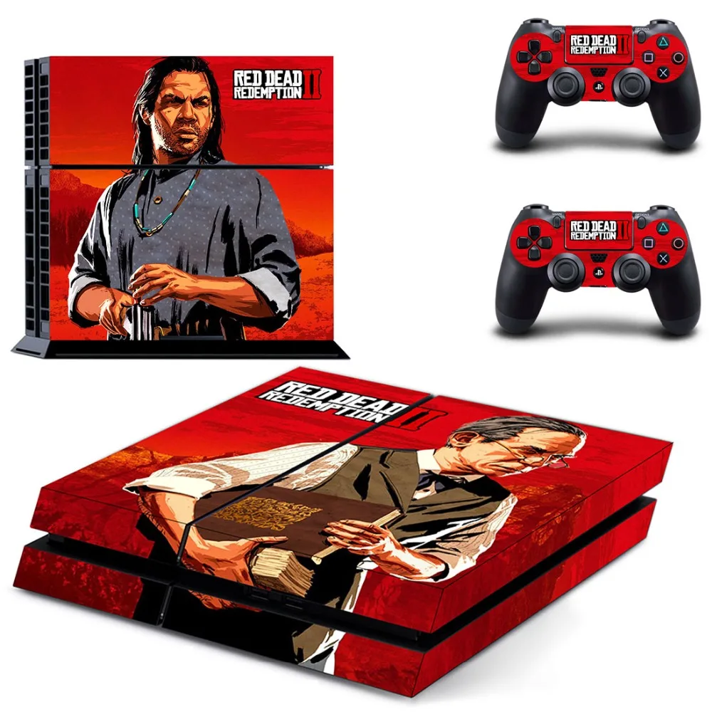 Red Dead Redemption 2 PS4 Skin Sticker - ConsoleSkins.co