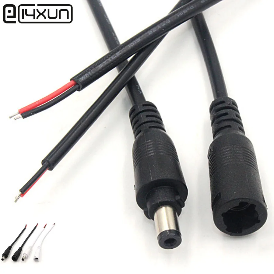 5pcs 12V DC Power Plug jack Male Female Jack Plug Buckle Connector ...