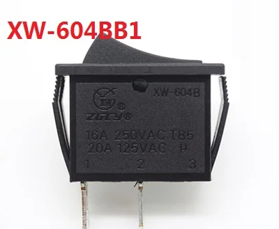 Kcd1 Xw-604bb1 Black Ac Swicths 2 Pin 2 Position On Off Electrical ...