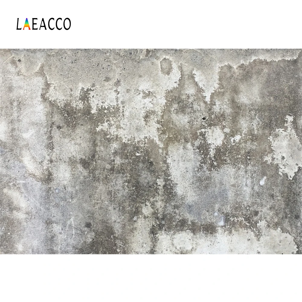 Laeacco Old Fade Wall Grunge Portrait Photography Backgrounds ...