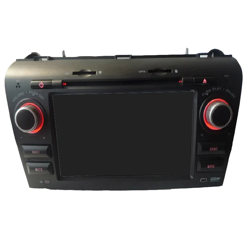 For 2 din car dvd gps radio for old mazda 3 2004 2009 with radio ...