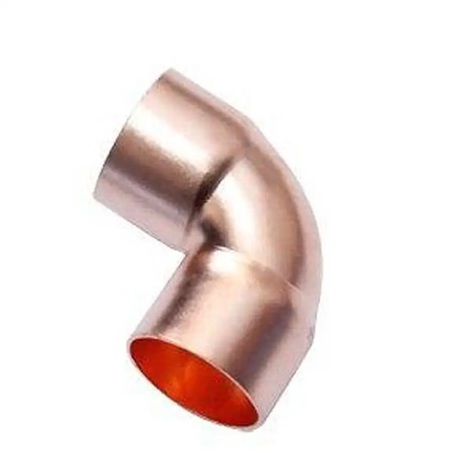 12mm Inner Dia x1mm Thickness Scoket Weld Copper End Feed 90 Deg Elbow ...