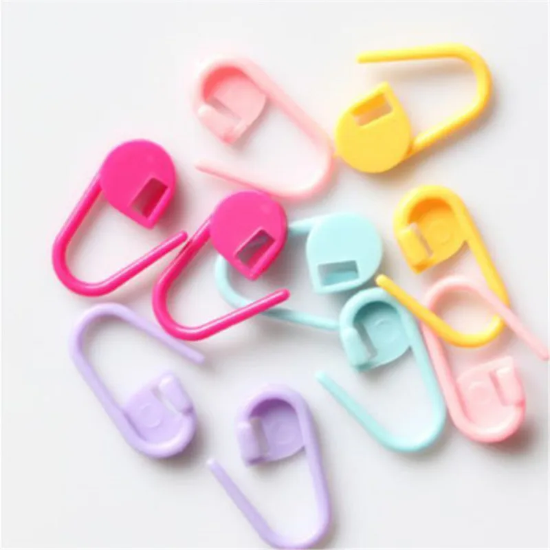 30pcs/Set Colorful Mini Plastic Crochet Needles Crocheted Stitchs ...