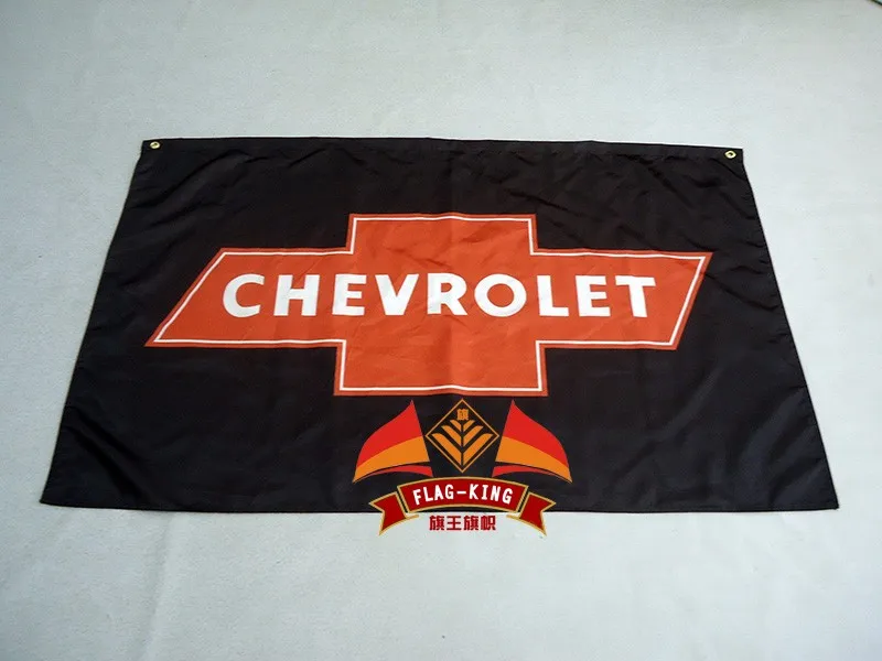 chevrolet racing Flag, digital printing chevrolet 90*150CM banner-in ...