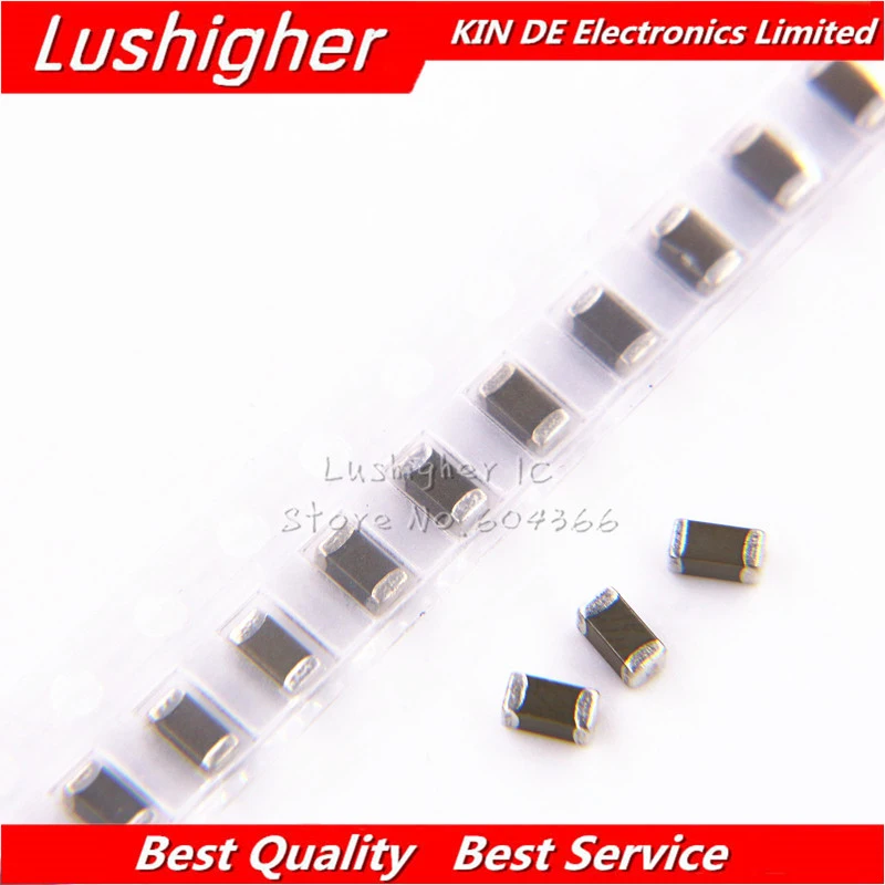 100pcs 1206 10nf 103k 100v X7r Error 10% Smd Ceramic Capacitor Mlcc 4 ...