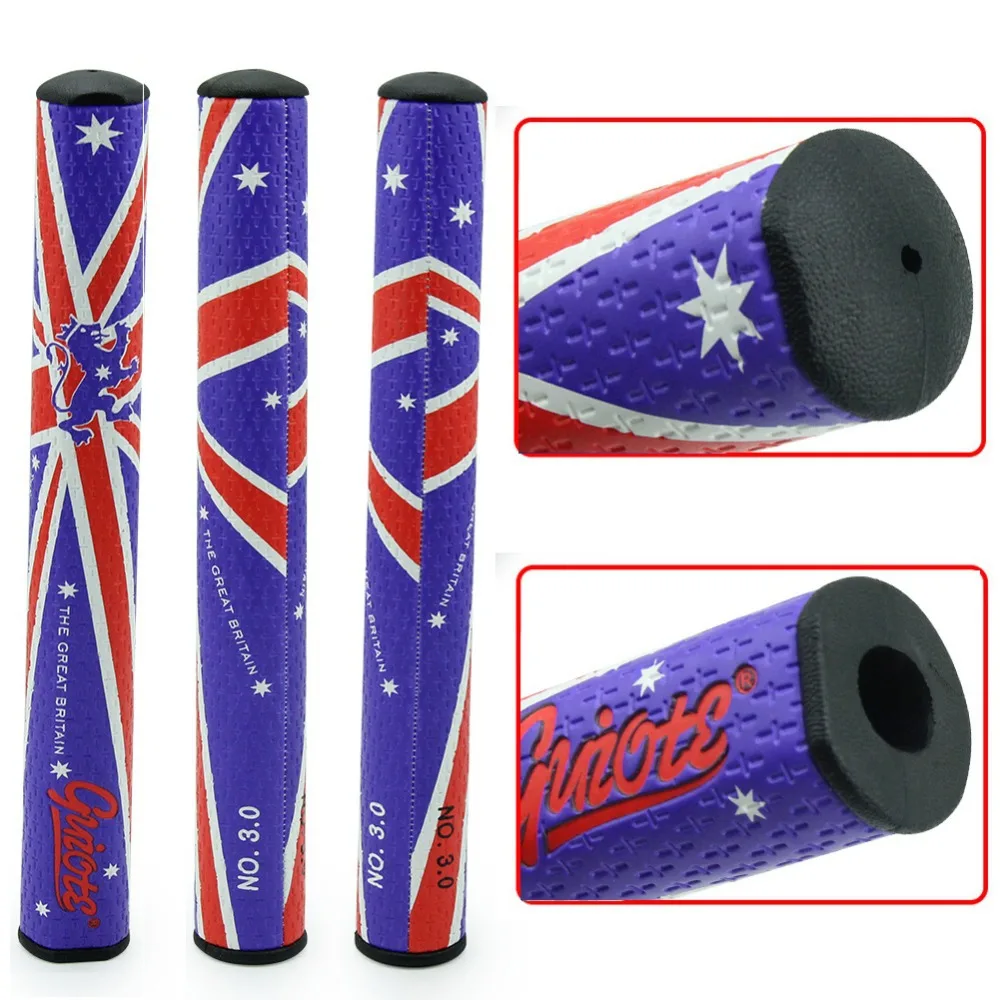 Guiote Novelty Britain Flag Mark Slim Golf 3.0 Putter Grips Round Size ...