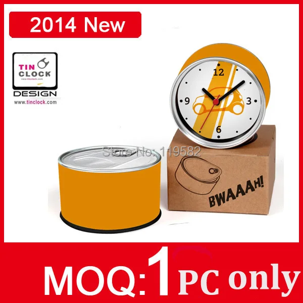 Free Shipping! Cheap Desk Clocks Smart Mini Car Design Orange Color ...