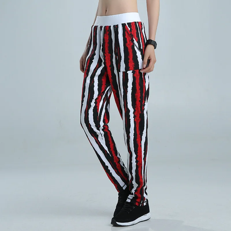 Lefan New Summer Women Fitness Pants Loose Elastic Quick Dry Breathable