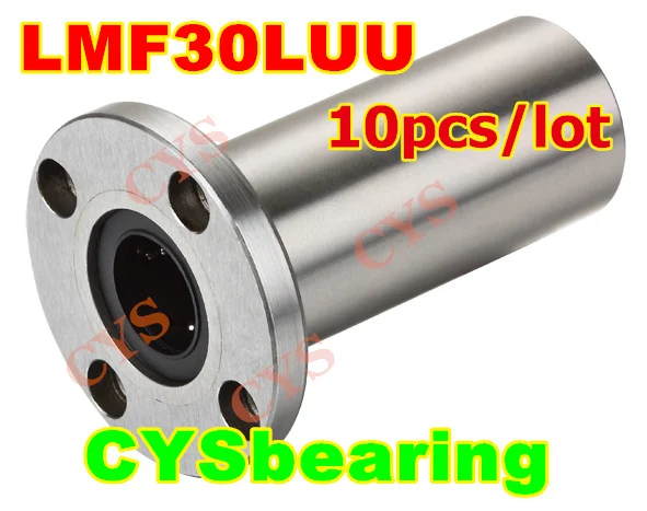 10pcs 30mm shaft 30mm*45mm*123mm 30x45x123mm LMF30LUU lengthening round ...