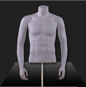 New Gloss White Upper Body Model Male Half Body Mannequin On Sale ...