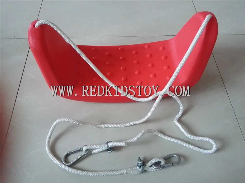 Plastic Swing Belt Seat Robust with Strong Nylon Rope Easy to Install ...