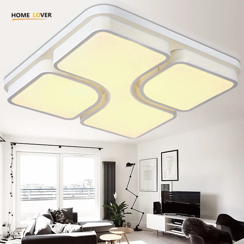 Luzes de teto modernas levaram para sala de estar quarto lâmpadas de ...
