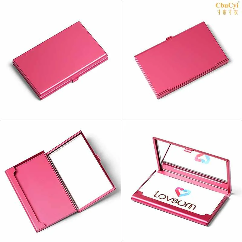 Make-up Mirror Business Card Box Women's Fashion High-end Business ...