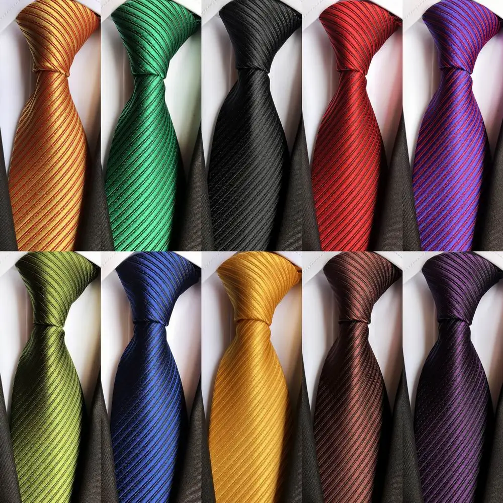 Aliexpress Buy New Brand 8cm Classic Solid Color Striped Ties For Aliexpress Buy New Brand 8cm Classic Solid Color Striped Ties For